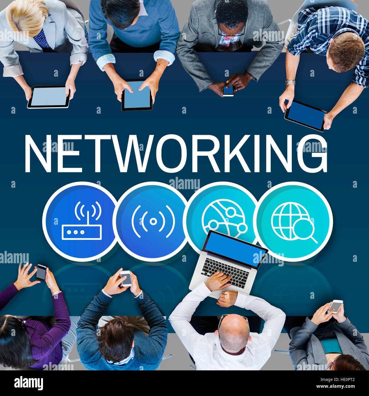 Internet Network Buttons Icon Concept Stock Photo - Alamy