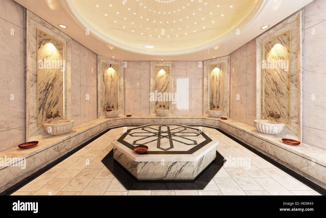 Turkish bath scene hi-res stock photography and images - Alamy