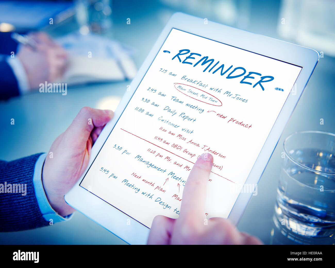 Calendar Agenda Event Meeting Reminder Schedule Graphic Concept Stock ...