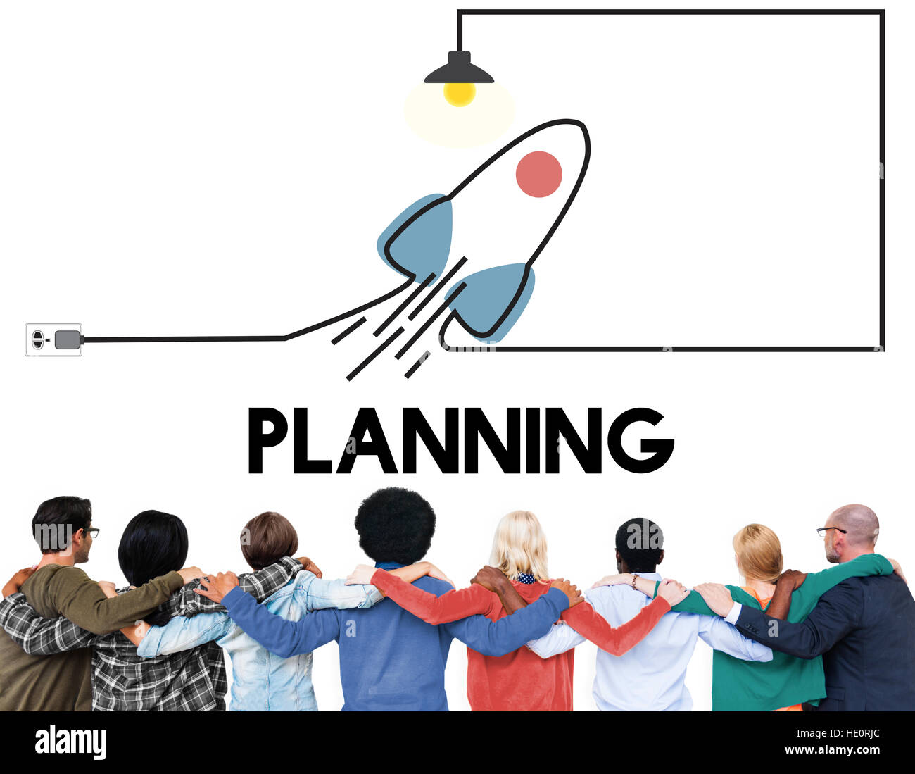 Vision Mission Planning Business Strategy Plan Concept Stock Photo - Alamy