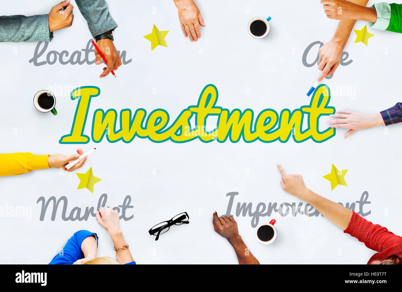 Real Estate Fancy Font Concept Stock Photo - Alamy