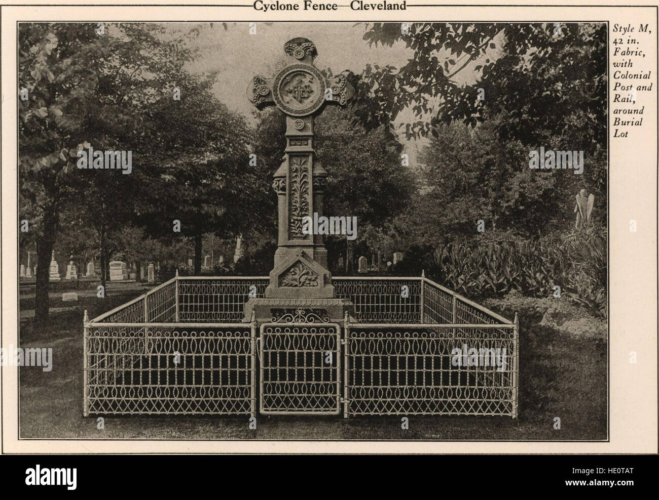 *Cyclone Ornamental Fence and Gates - Catalog No. 7* (1910) presents a ...