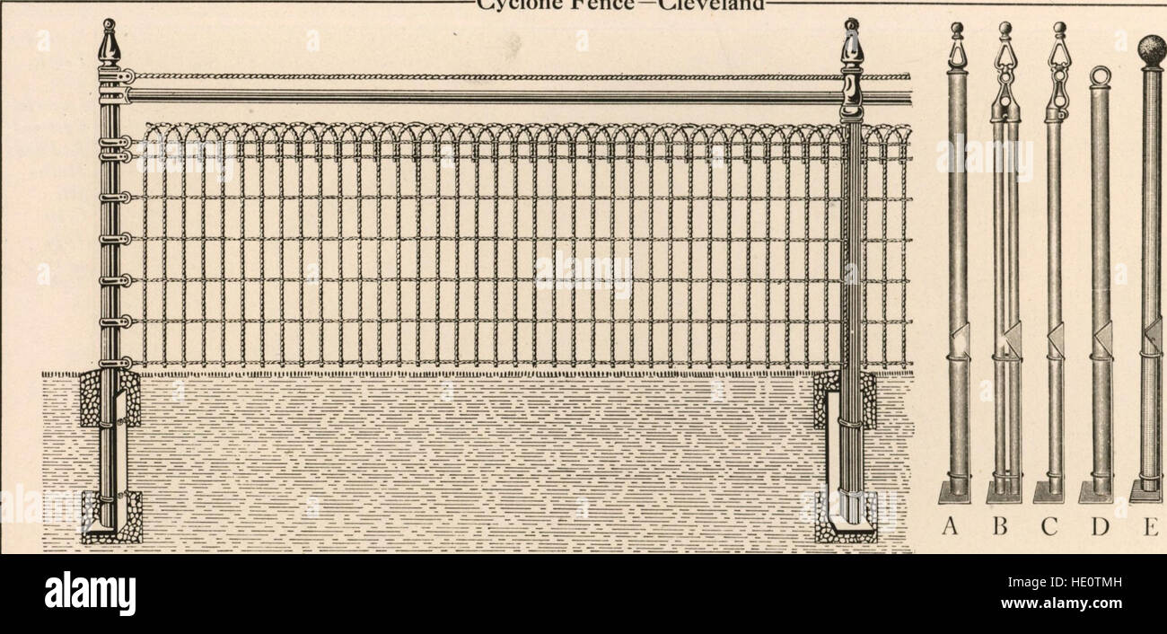 *Cyclone Ornamental Fence and Gates - Catalog No. 7* (1910) features a ...