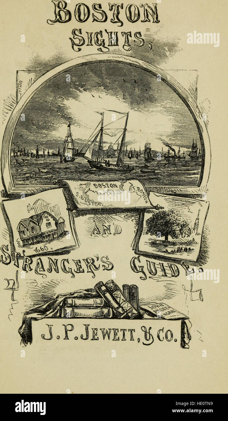 This 1856 guidebook provides a detailed tour of Boston and its suburbs ...