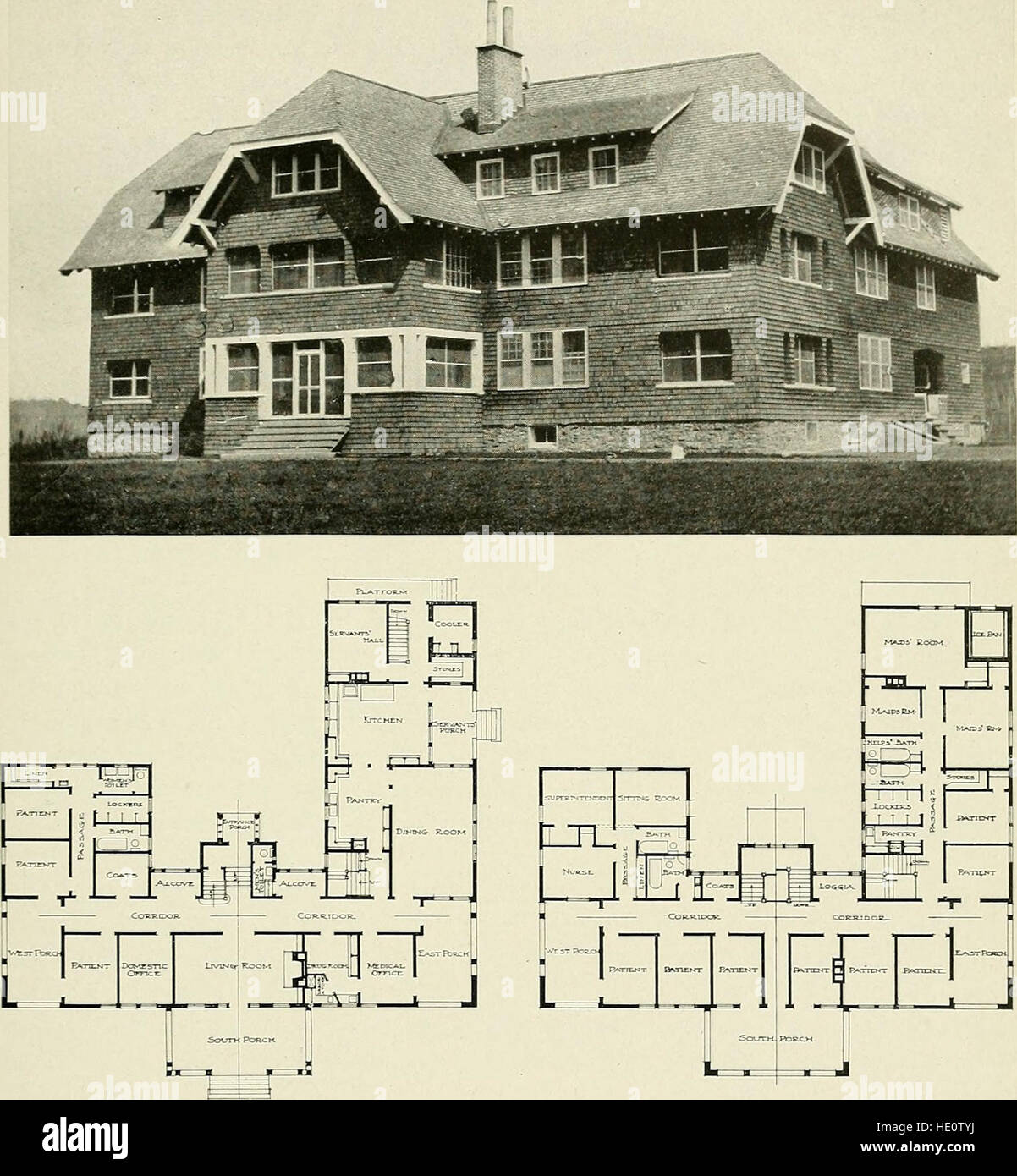 This 1911 work focuses on the design and construction of hospitals and ...