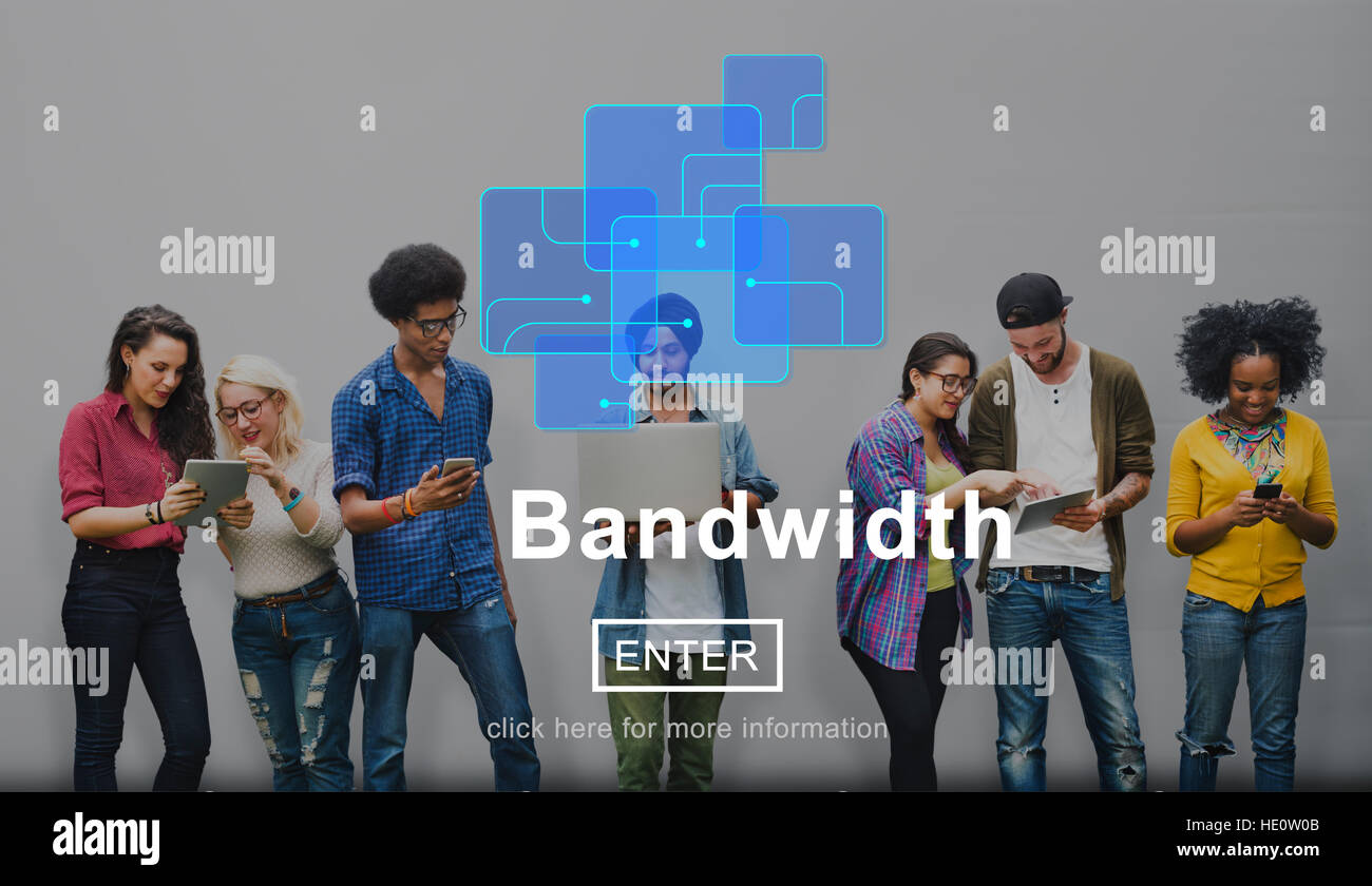 Connection Data Bandwidth Network Technology Concept Stock Photo - Alamy