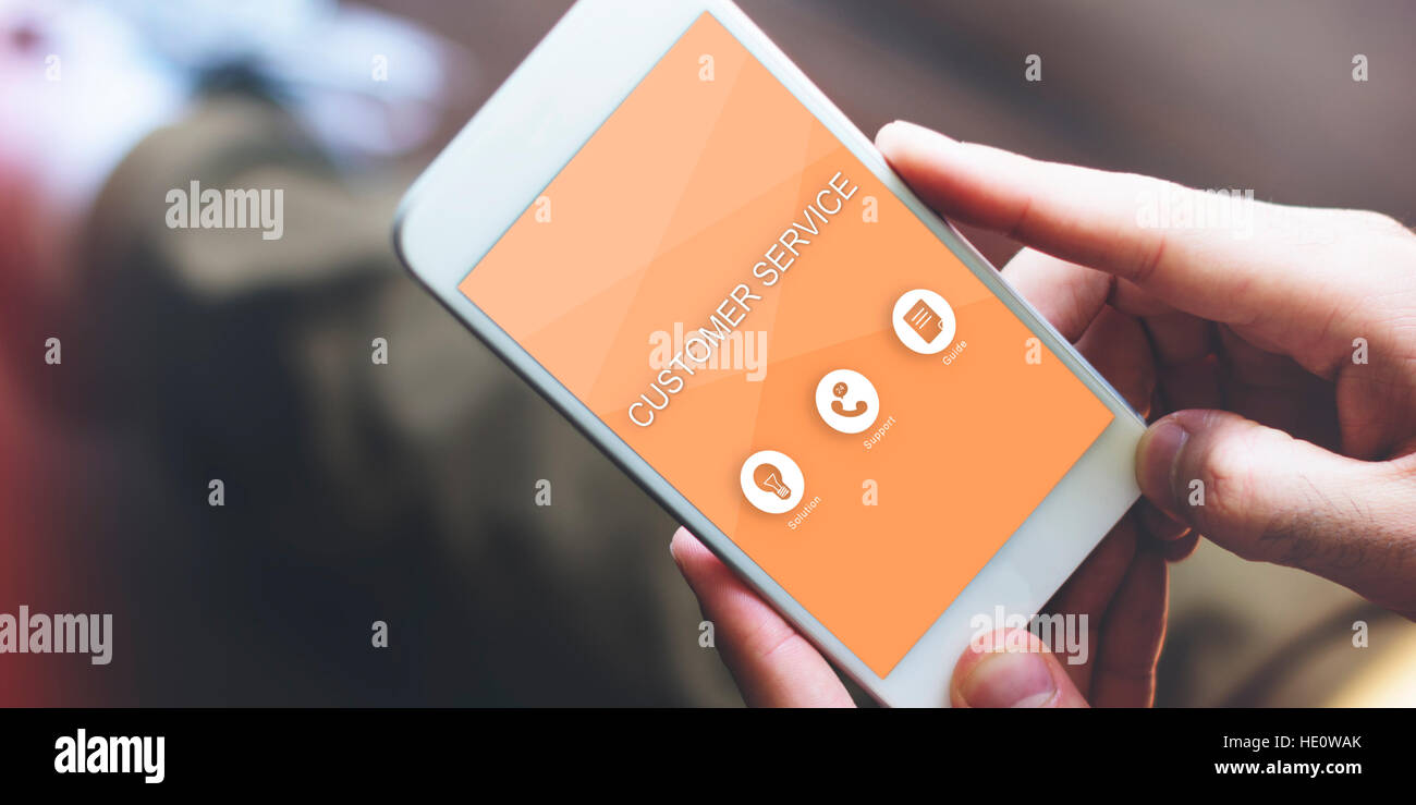 Customer Service Contact Us Help Desk Concept Stock Photo - Alamy