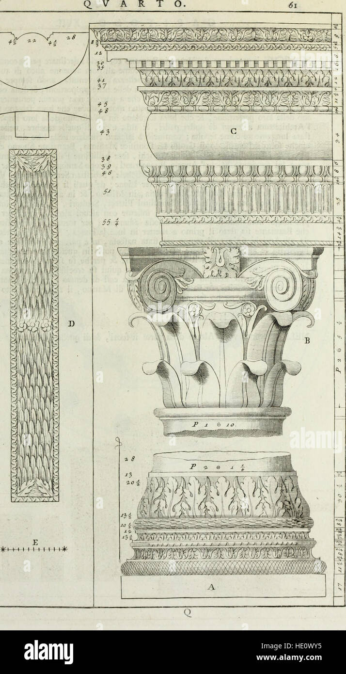 This Italian text, 'I Quattro Libri dell'Architettura' by Andrea ...