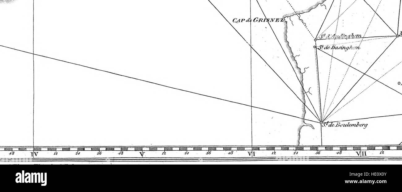 A 1787 publication by Major-General William Roy detailing the methods ...