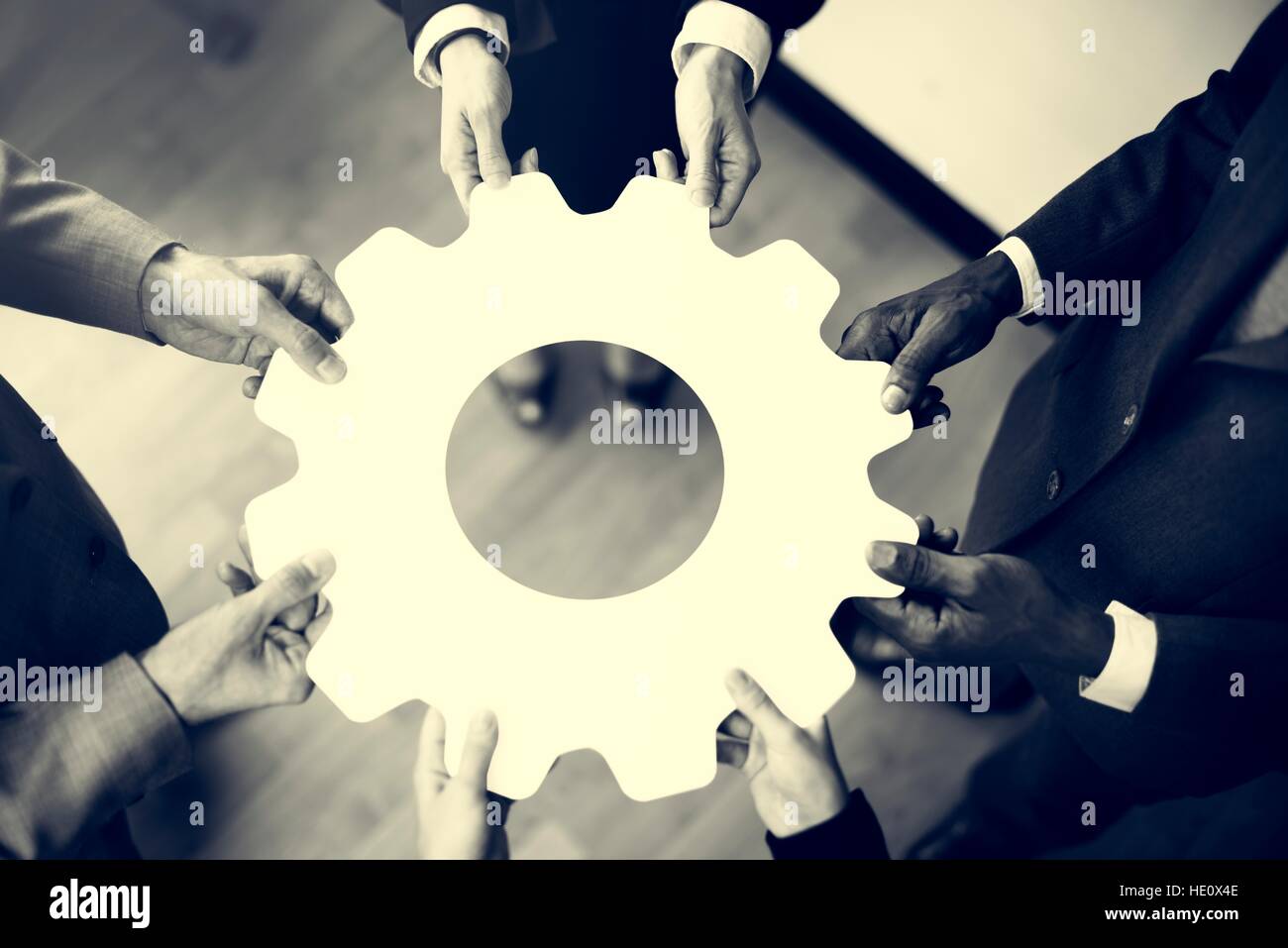 Collaboration Sharing Strategy Support Teamwork Concept Stock Photo - Alamy