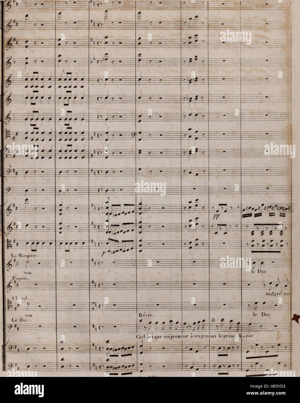 'La Marquise' (1835) is a one-act French opéra comique, blending music ...