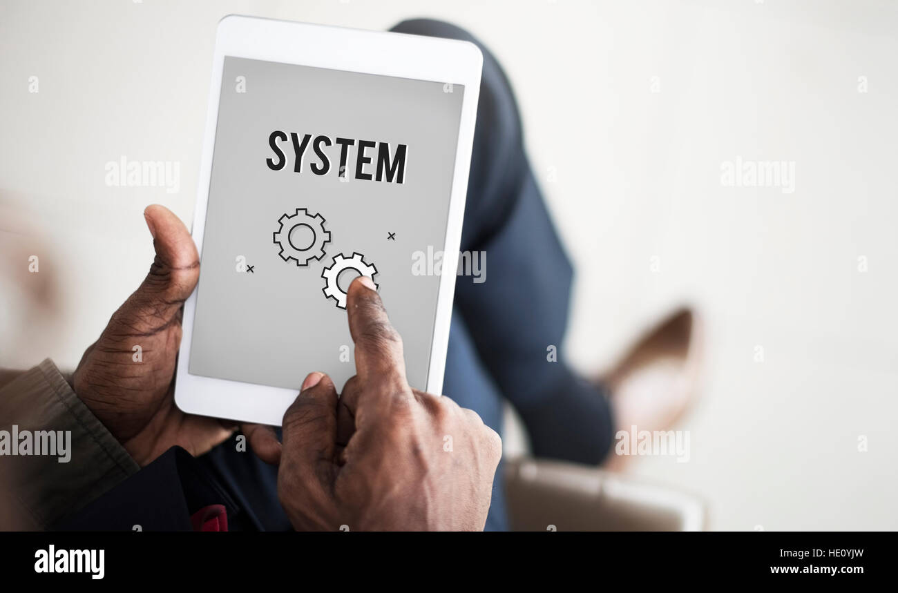 Configuration Setup System Concept Stock Photo - Alamy