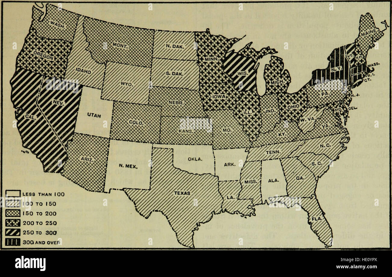 Insane and feeble-minded in institutions 1910 (1914 Stock Photo - Alamy