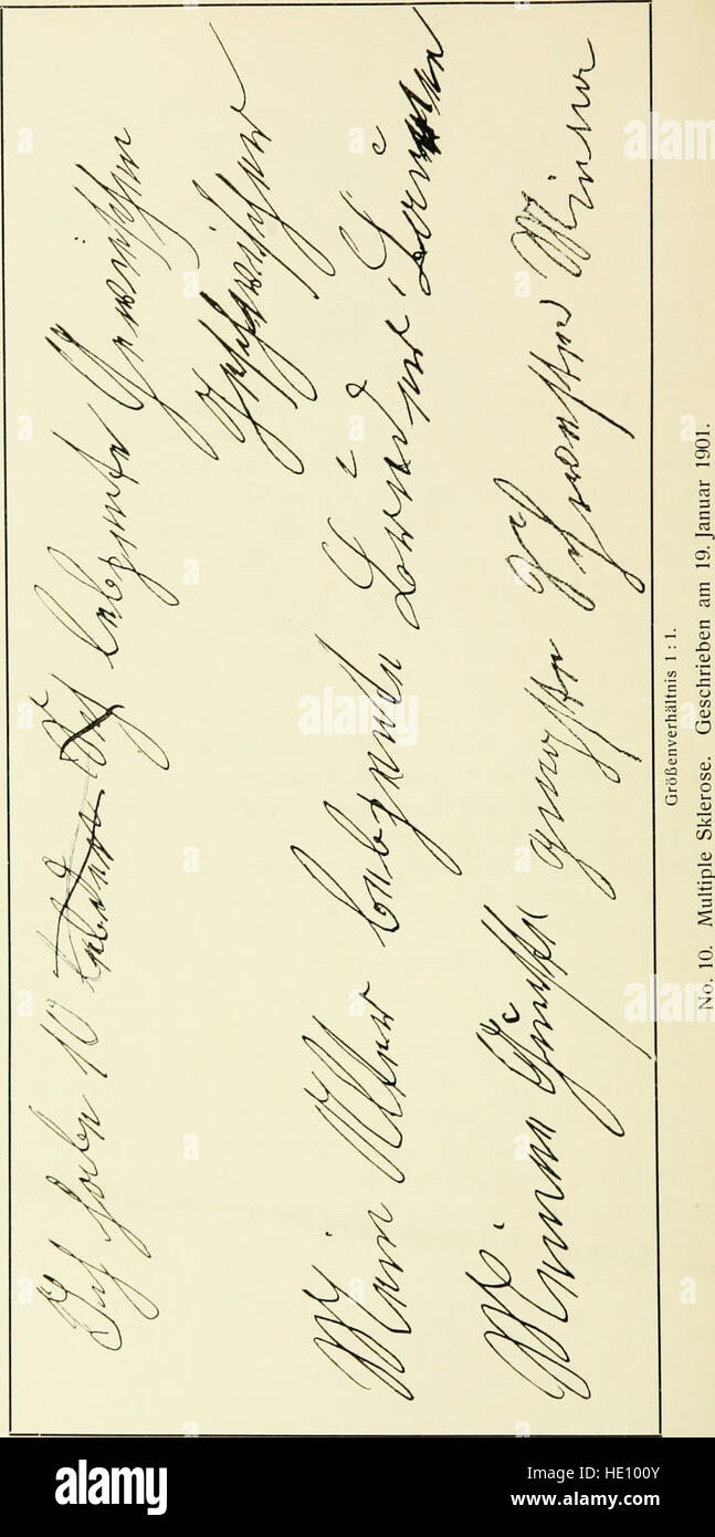 This 1903 atlas, titled 'The Writing in Mental Illnesses,' features 81 ...