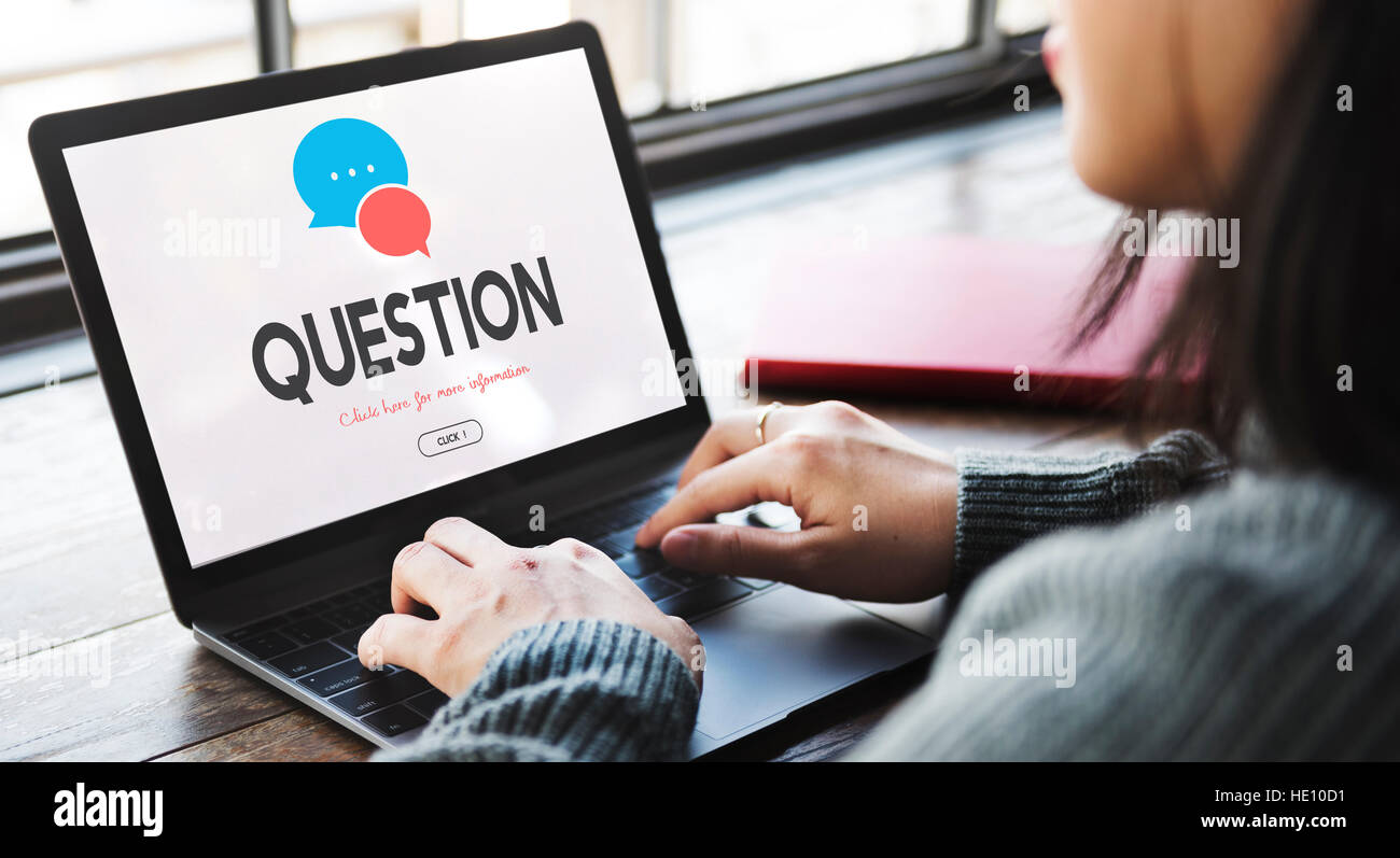 Contact Us Information Support Concept Stock Photo - Alamy