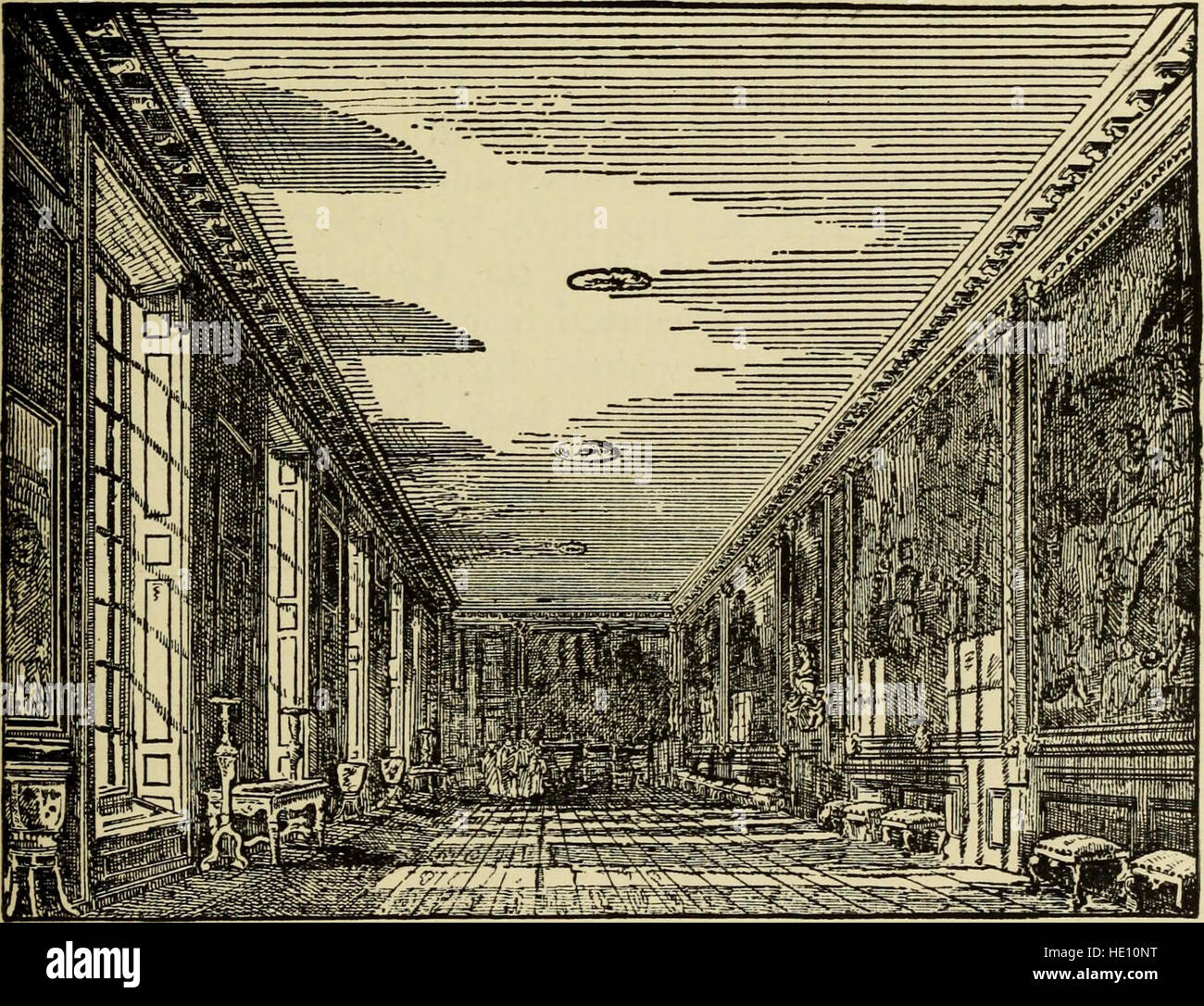 This 1885 work traces the history of Hampton Court Palace during the ...