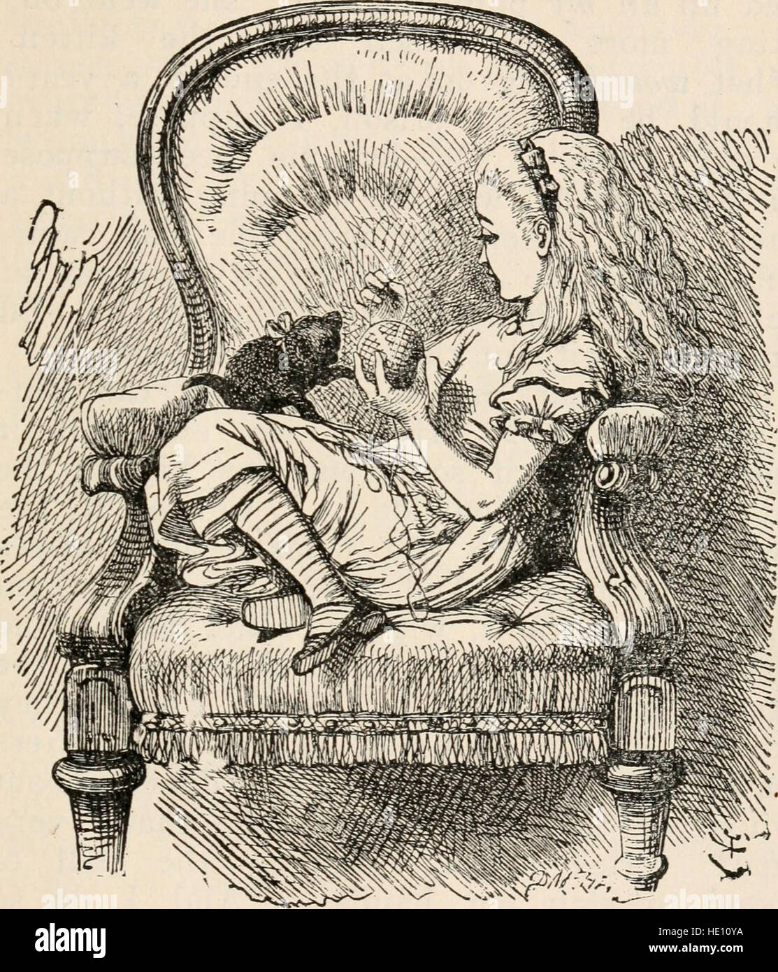 A sequel to 'Alice's Adventures in Wonderland,' this 1897 edition ...
