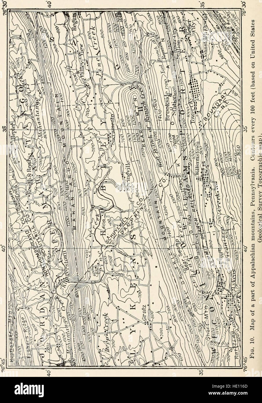 This 1902 work explores the physical geography of New York state ...