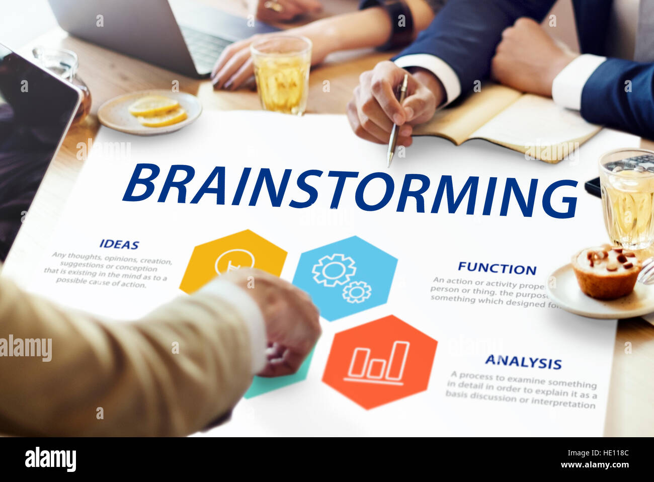 Brainstorming Discussion Communication Sharing Connection Concept Stock ...