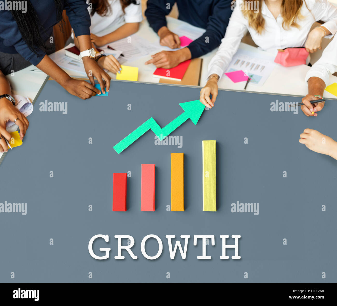 Finance Economic Progress Analysis Concept Stock Photo - Alamy