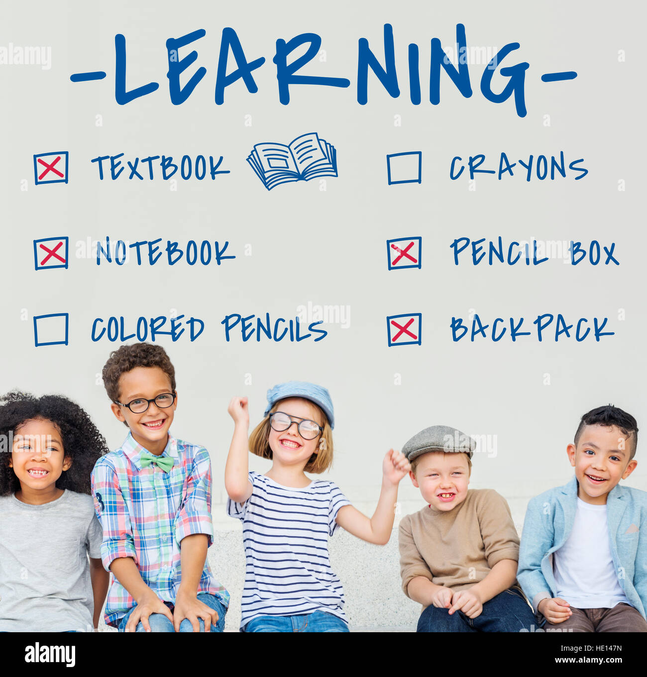 Education Study School Learning Concept Stock Photo - Alamy