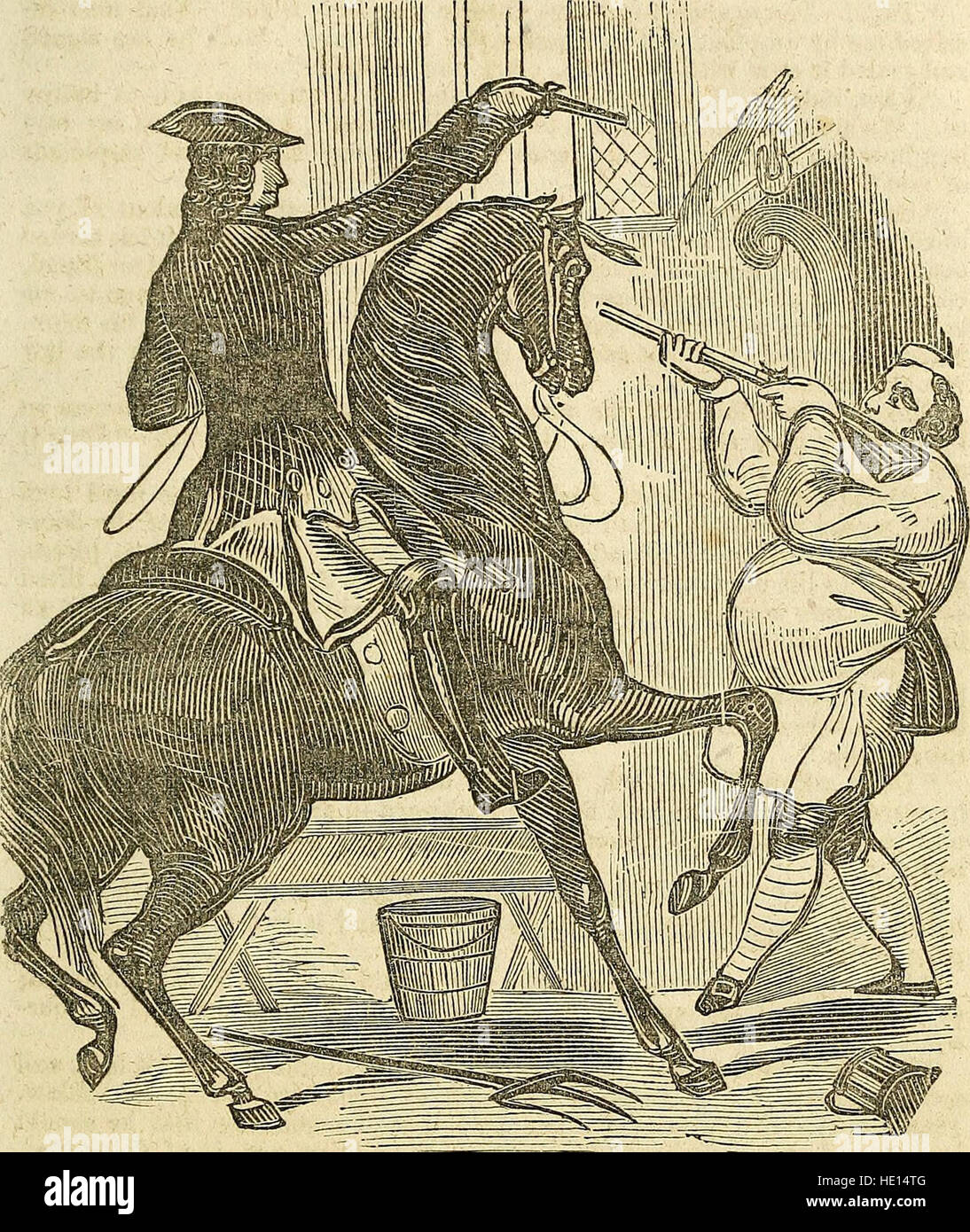 This 1800 account chronicles the daring exploits of infamous highwaymen ...