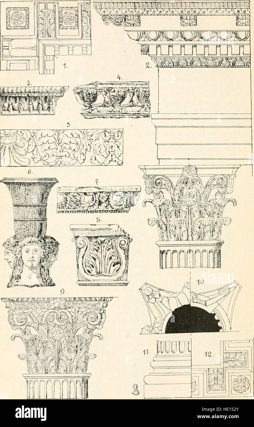 A handbook showcasing various styles of ornamentation in design ...