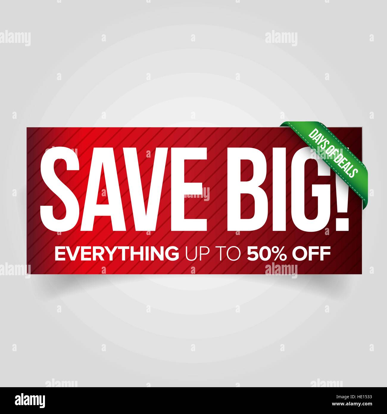 Save big - sale web banner red vector Stock Vector Image & Art - Alamy