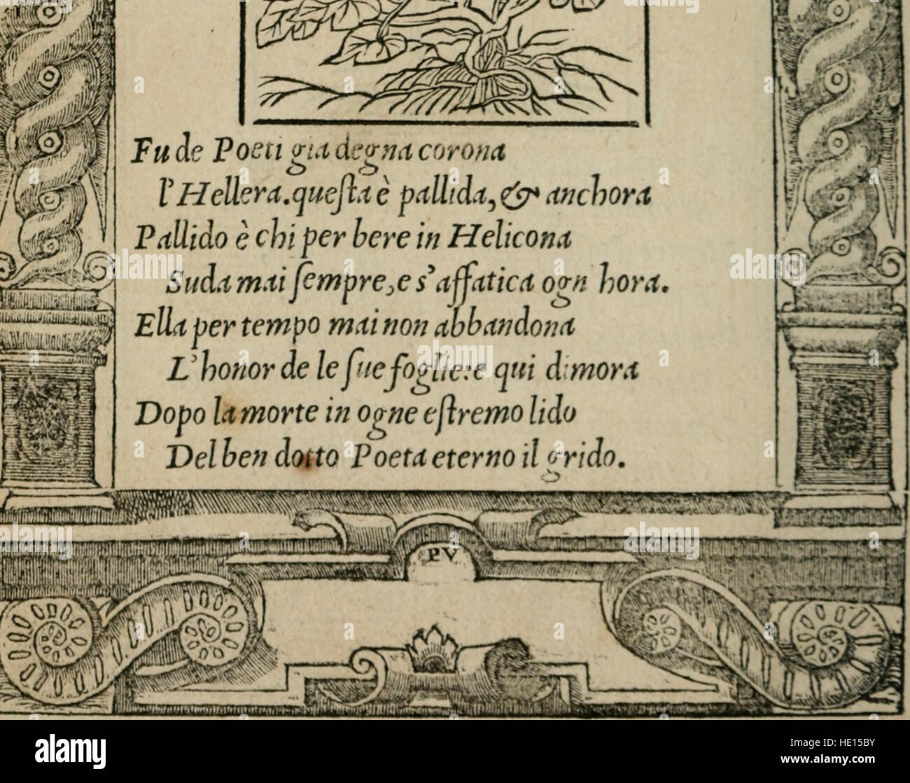 This 1549 work presents various emblems with moral interpretations ...