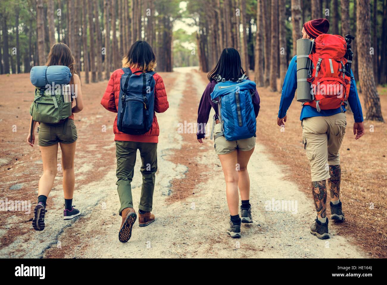 Friends Walking Exploring Outdoors Concept Stock Photo - Alamy Friends Walking Exploring Outdoors Concept Stock Photo - Alamy