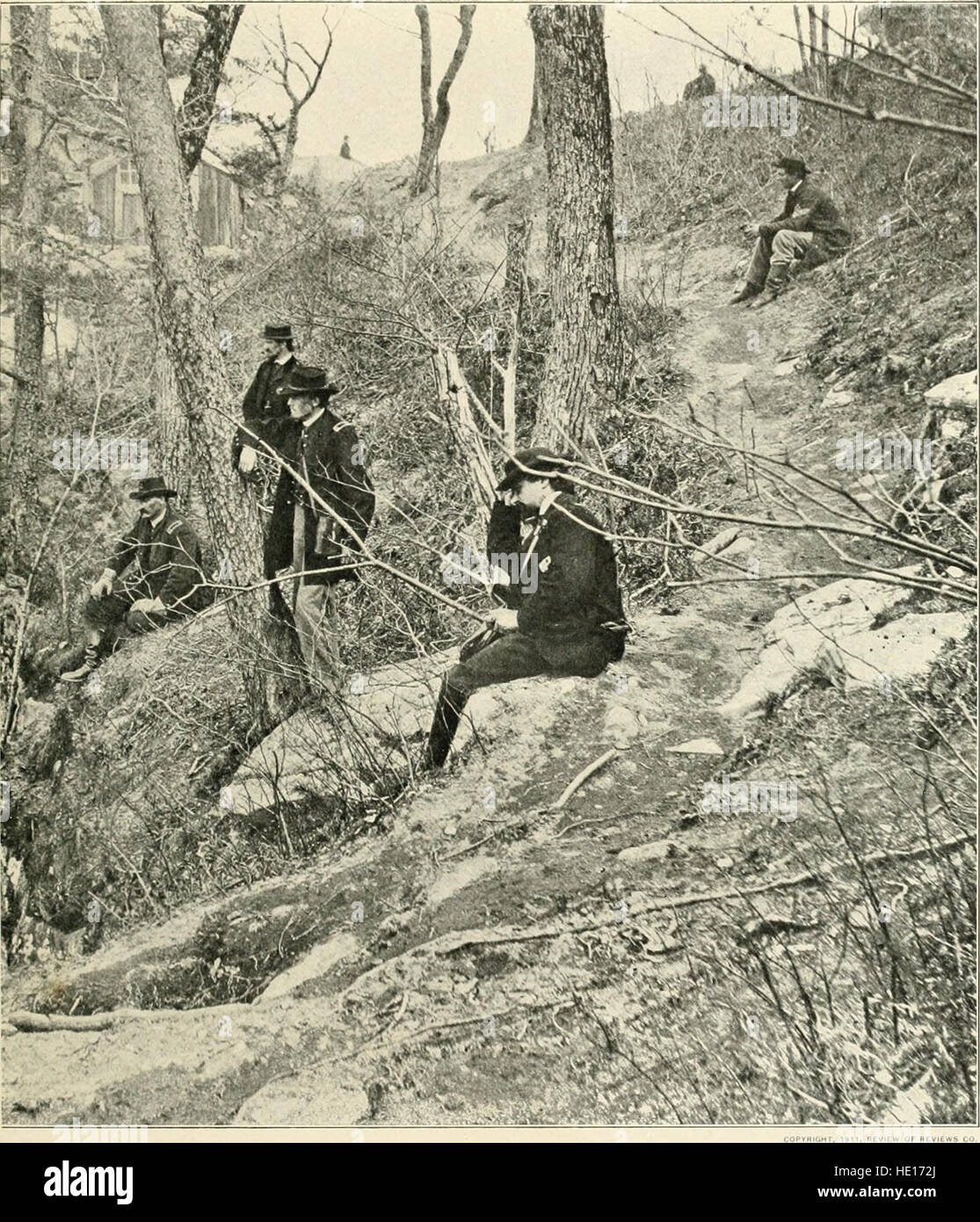 This 1911 photographic history captures key moments of the American ...