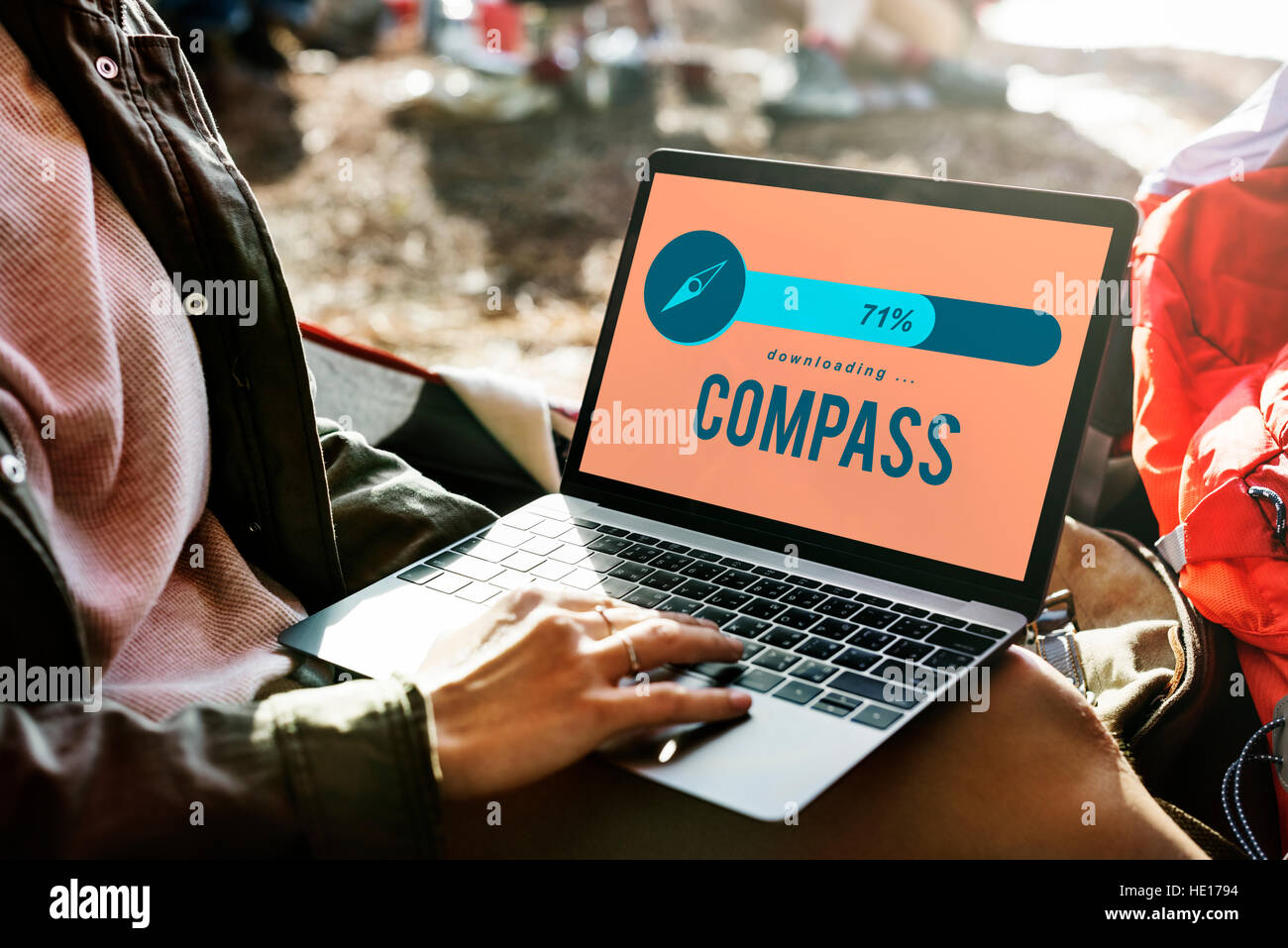 Route Destination Travel Navigation Concept Stock Photo - Alamy