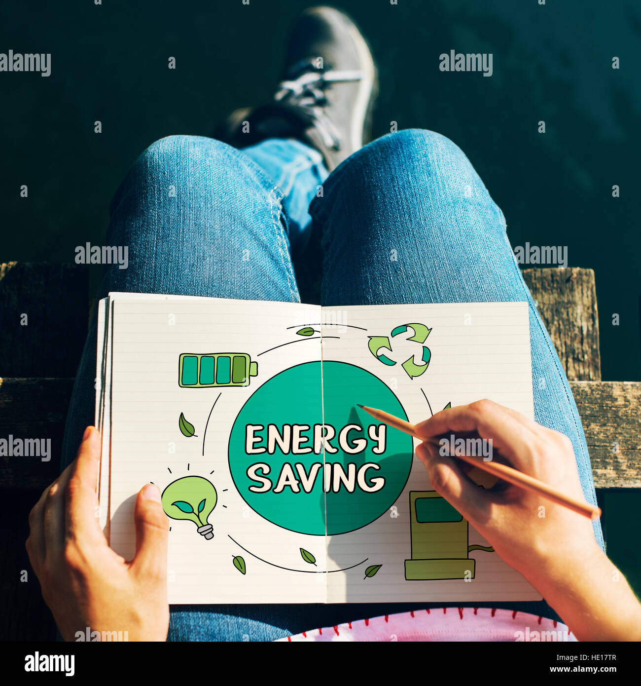 Eco Energy Saving Environmental Conservation Ecology Concept Stock ...