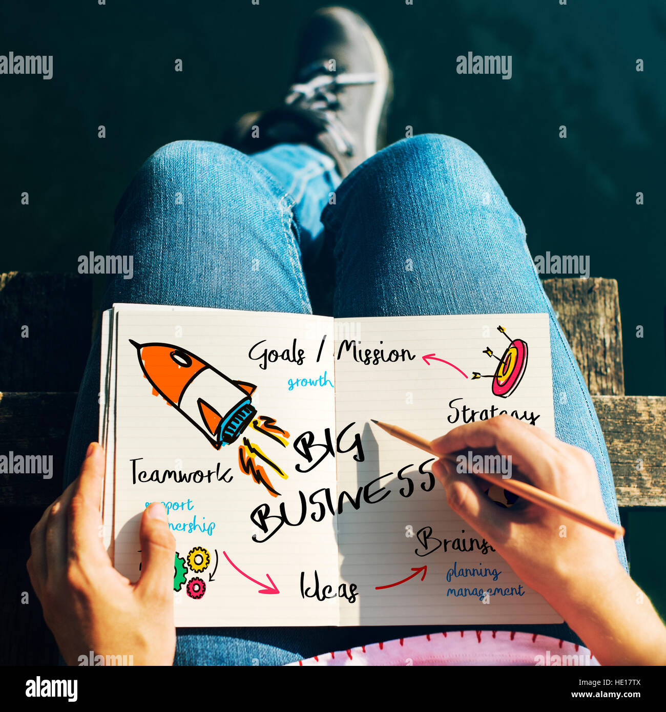 New Business Achievement Organization Progress Concept Stock Photo - Alamy