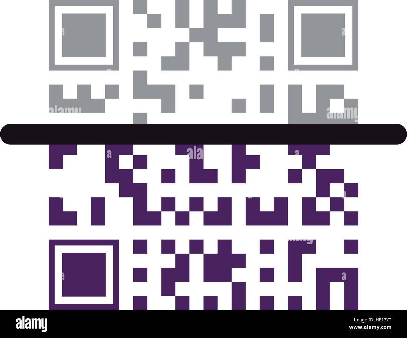 Isolated qr code design Stock Vector Image & Art - Alamy