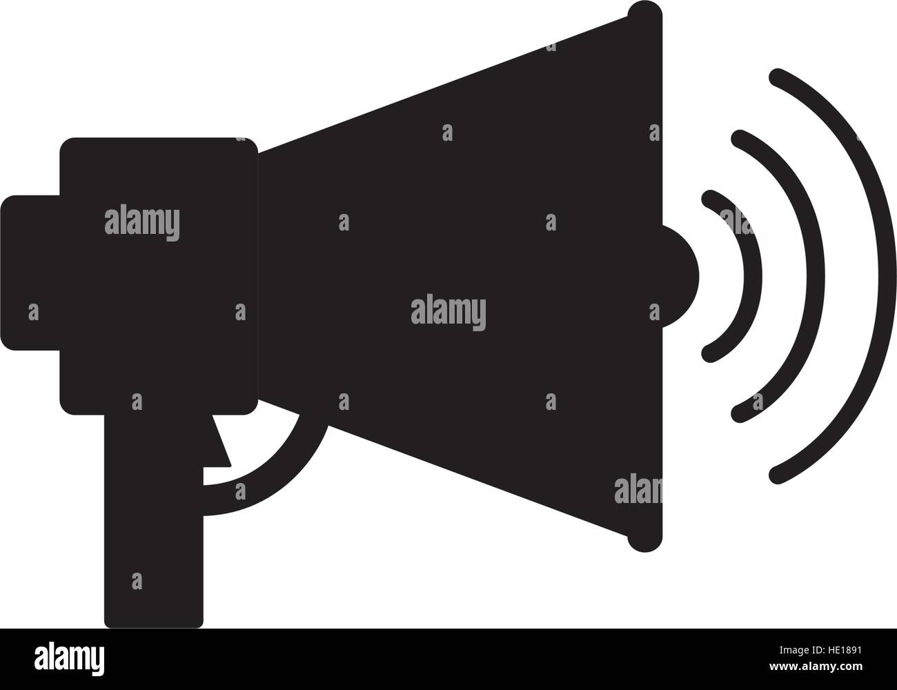 Isolated megaphone design Stock Vector Image & Art - Alamy