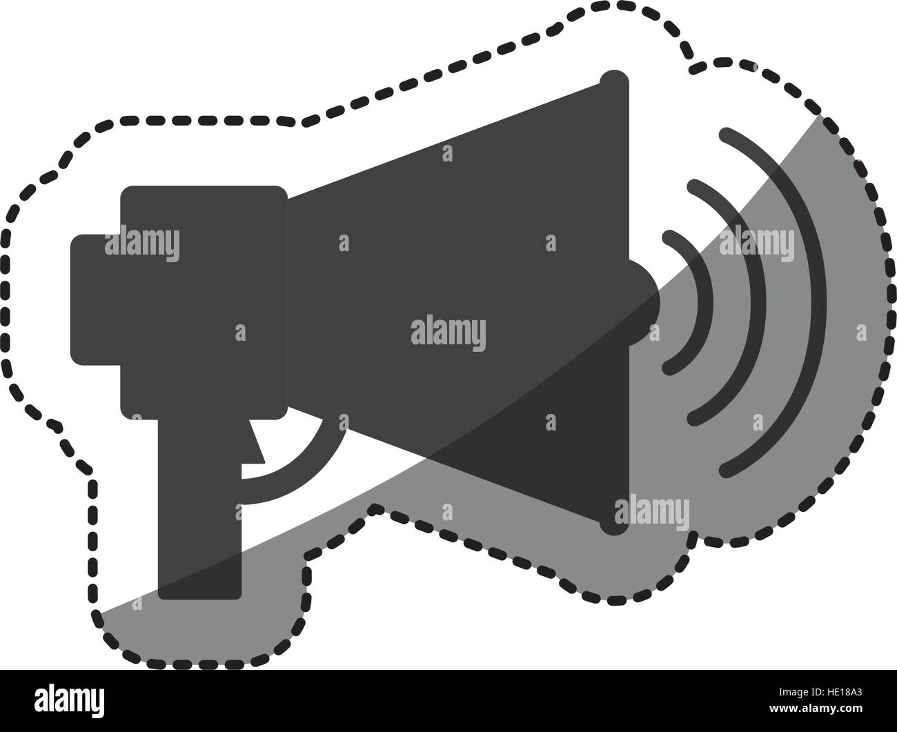 Isolated megaphone design Stock Vector Image & Art - Alamy