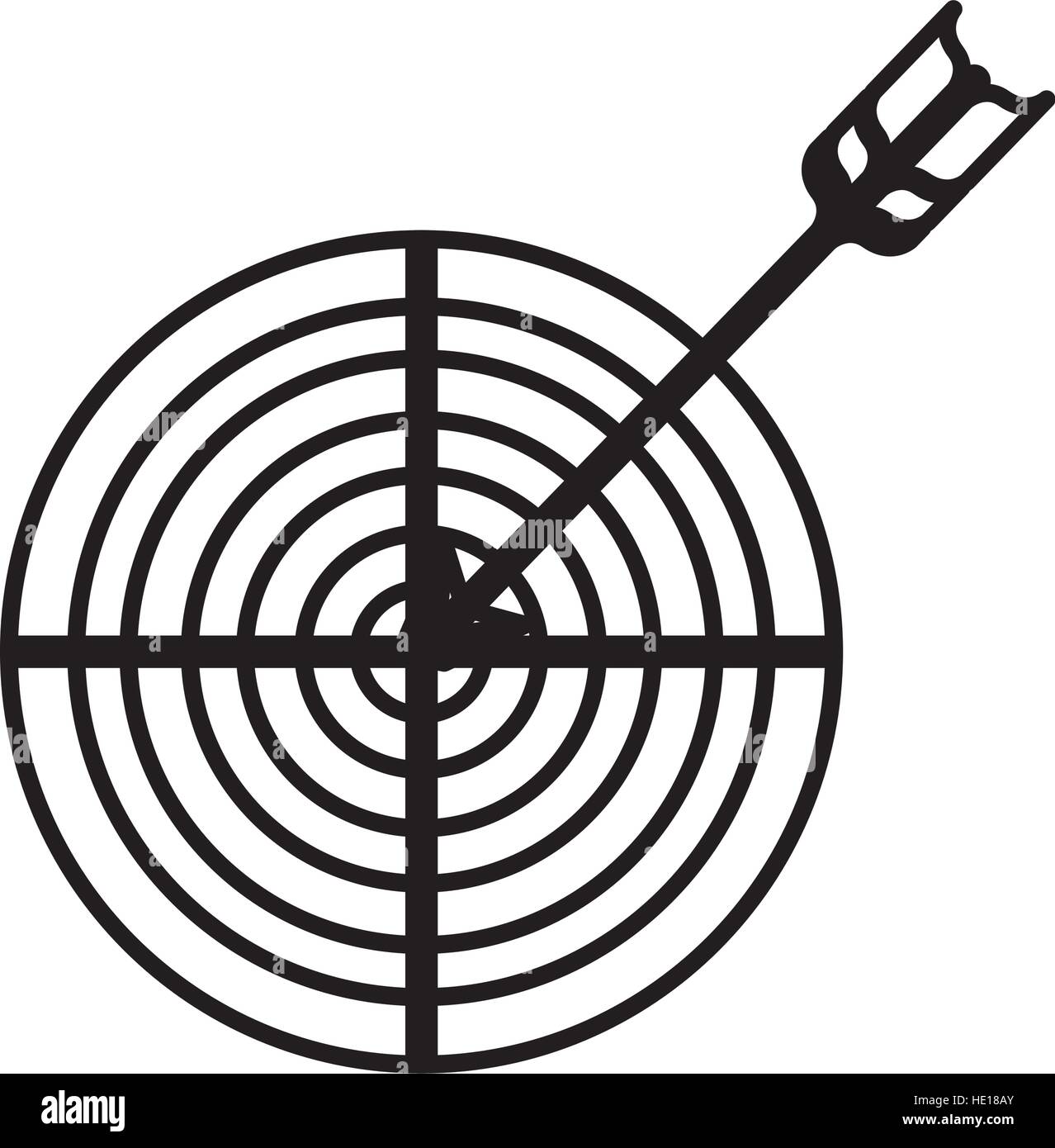 Isolated target design Stock Vector Image & Art - Alamy