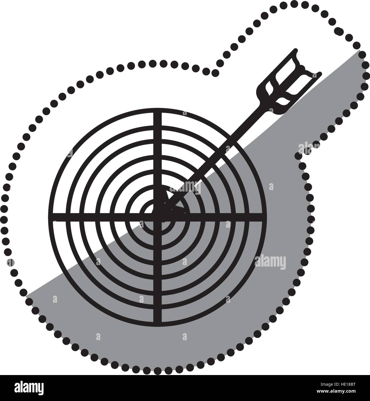 Isolated target design Stock Vector Image & Art - Alamy