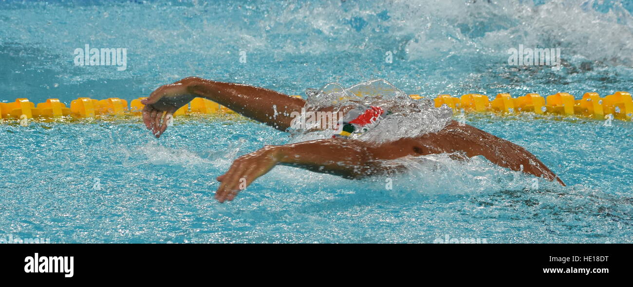 Hong Kong, China - Oct 29, 2016. Olympic and world champion swimmer LE ...