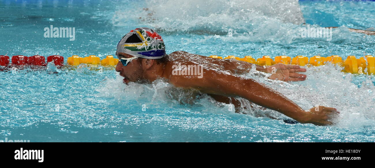 Hong Kong, China - Oct 29, 2016. Olympic and world champion swimmer LE ...