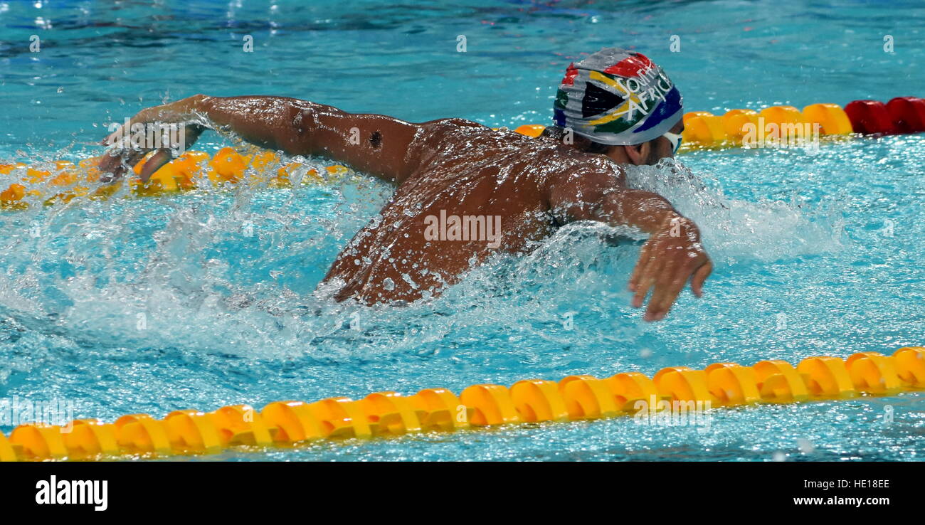 Hong Kong, China - Oct 29, 2016. Olympic and world champion swimmer LE ...
