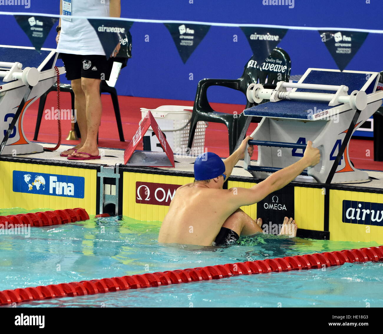 Hong Kong, China - Oct 30, 2016. Olympian, world champion and record ...