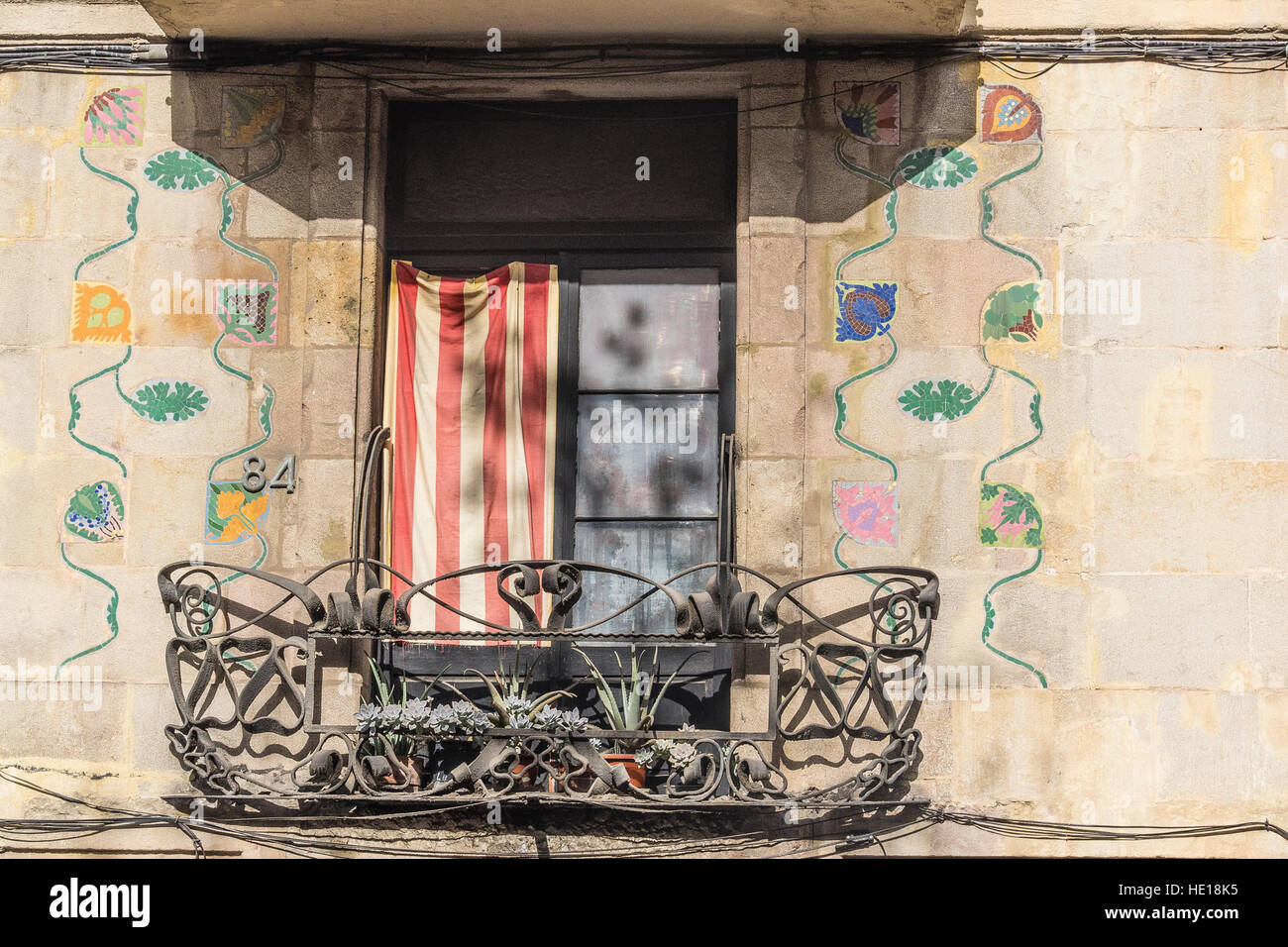 Spanish window wrought iron balcony hi-res stock photography and images ...