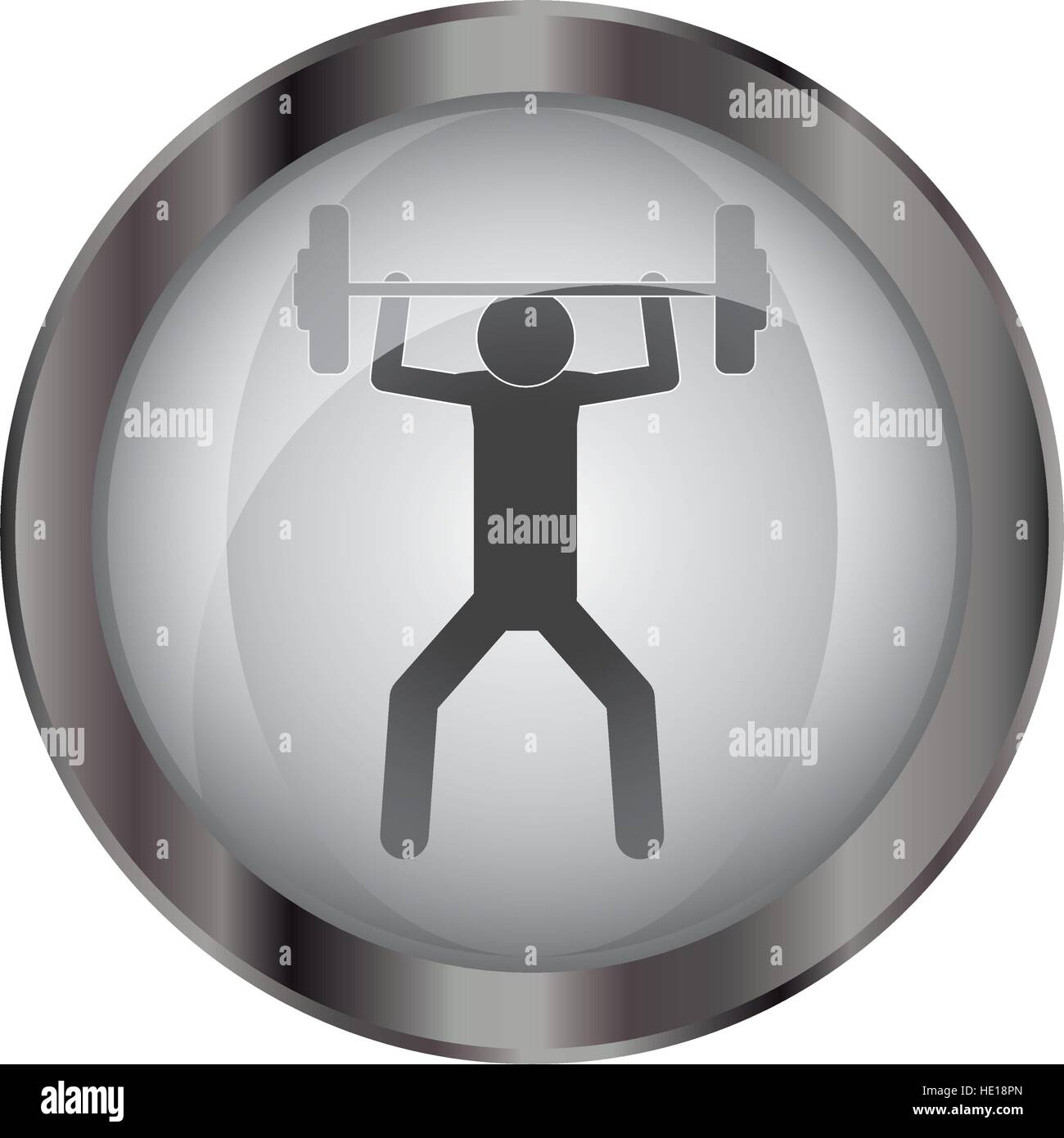 Pictogram practice weight lifting design Stock Vector Image & Art - Alamy