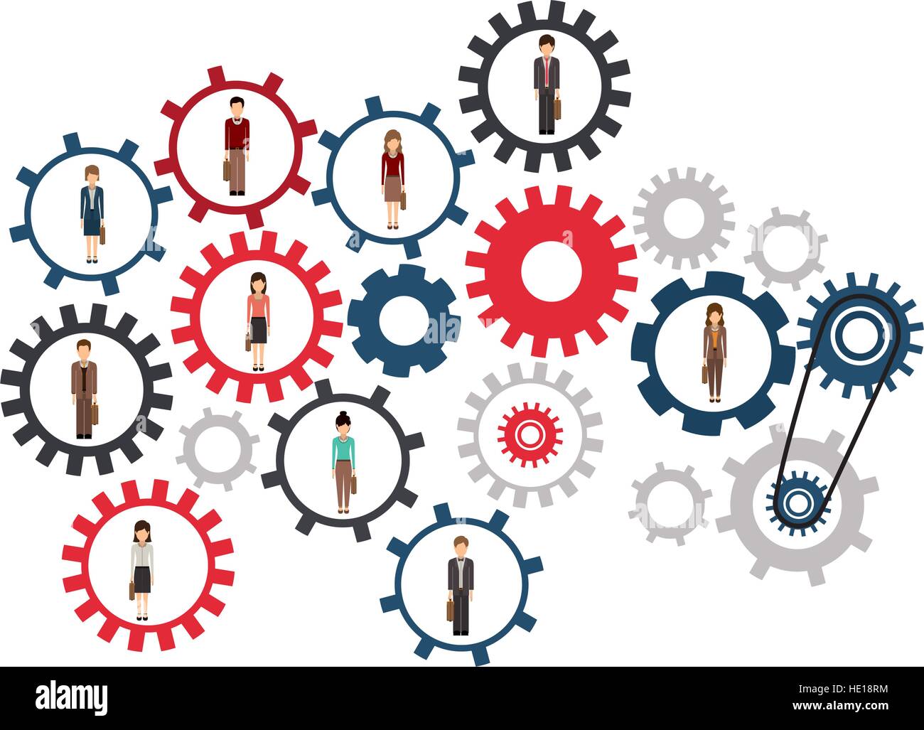 Negotiation businessperson Stock Vector Images - Alamy