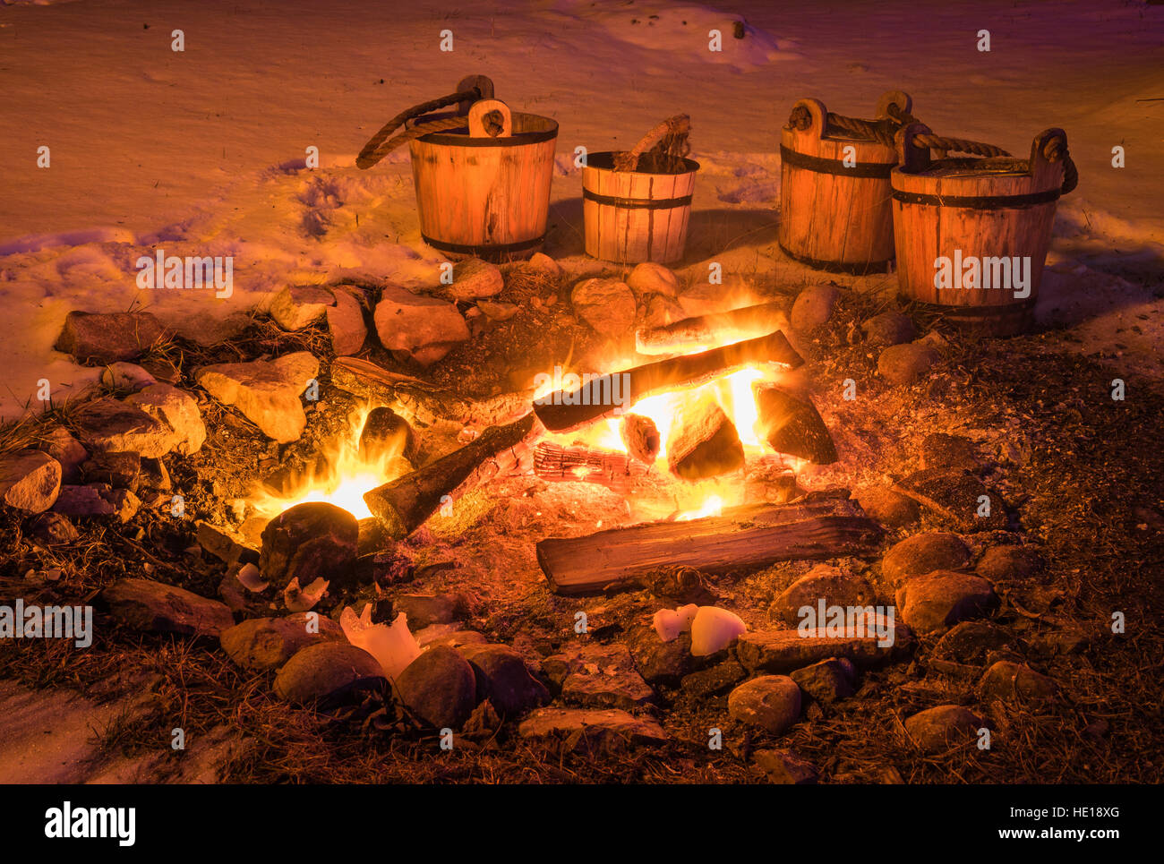 Water buckets hi-res stock photography and images - Alamy