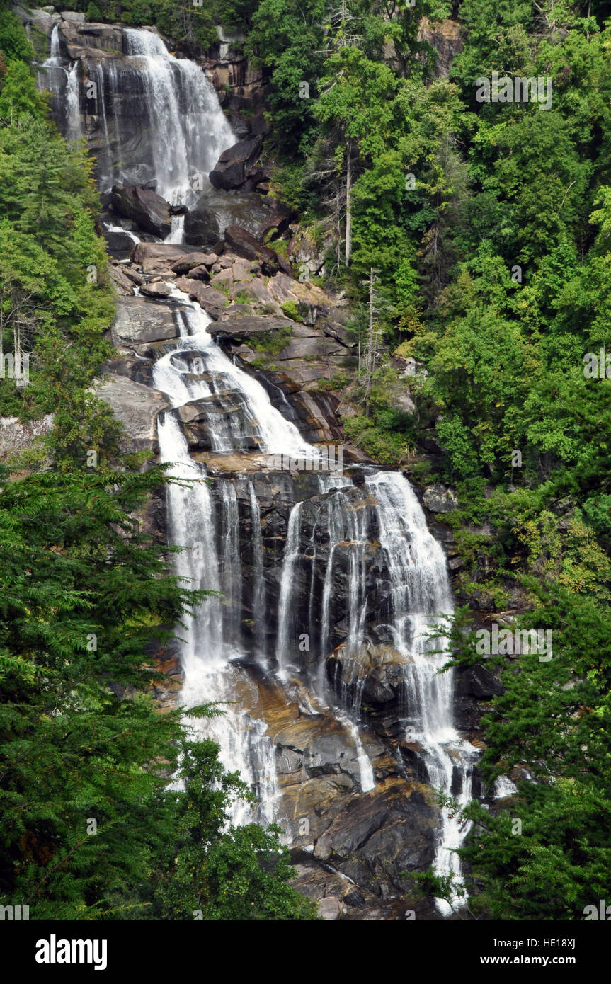 Whitewater Falls, Transylvania County, North Carolina, USA Stock Photo ...