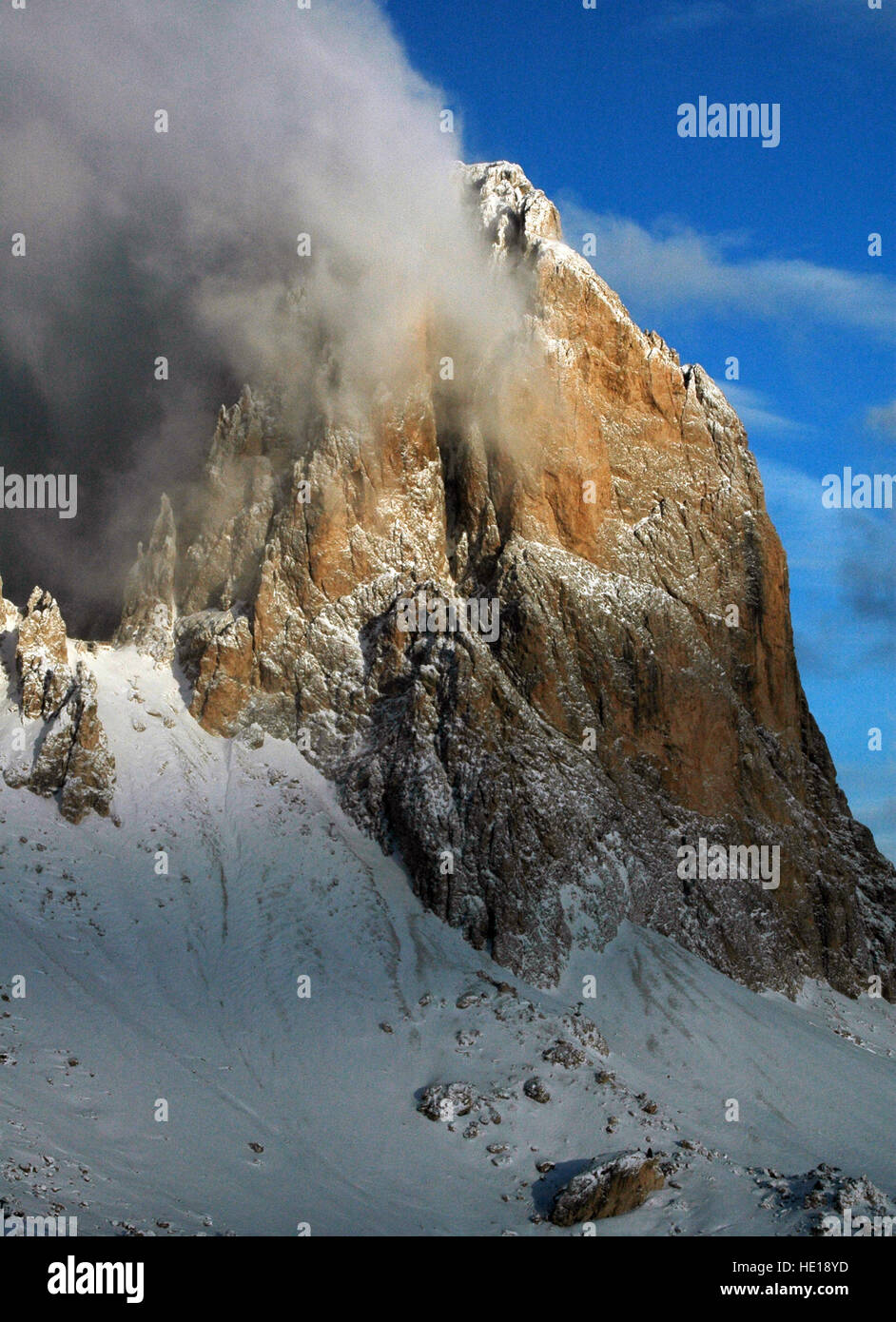 Passo sella dal rif demetz hi-res stock photography and images - Alamy