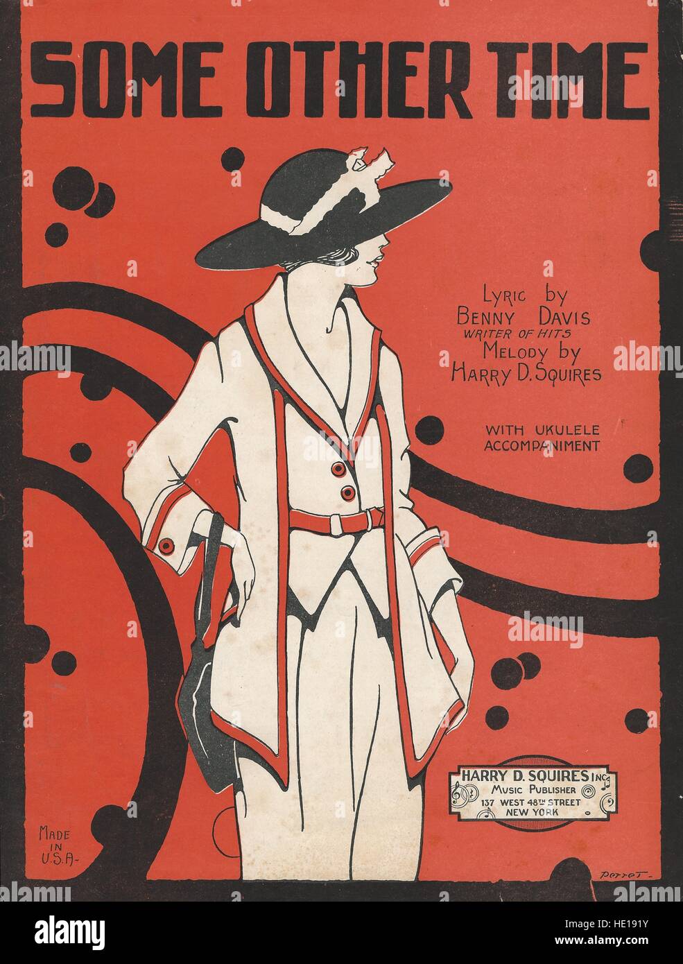 "Some Other Time" 1925 Sheet Music Cover Stock Photo - Alamy